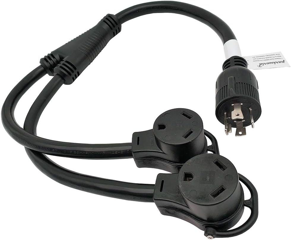 Amazon.com: Cable Matters LED-Lit 3 Prong 30 Amp to 15 Amp Adapter for ...
