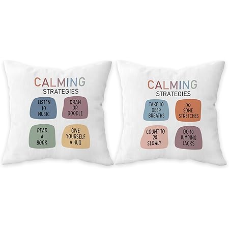 Amazon.com: FLDAS Calming Strategies Mental Health Motivational ...