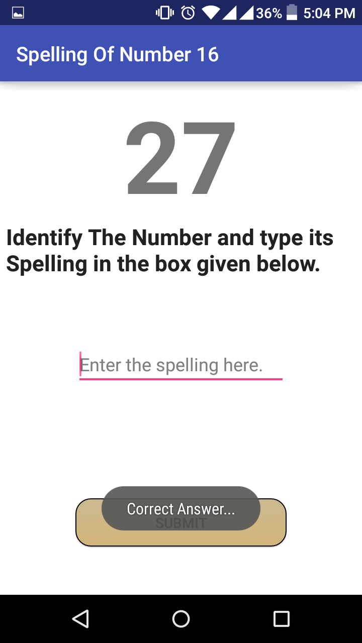 Spelling of Number 16 - App on Amazon Appstore