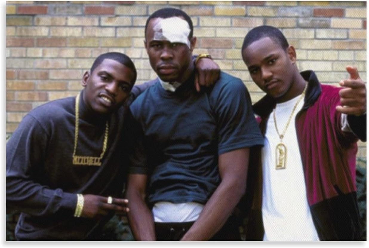 Amazon.com: GERRIT Movie Paid in Full Cover Poster Canvas Wall Art ...