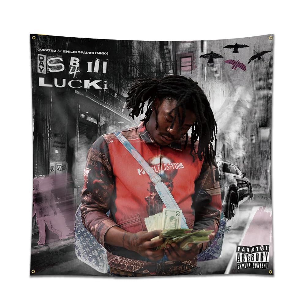 Amazon.com: AIFEEDD Lucki Days B4 Iii Flag 4x4 Feet Funny Rapper ...