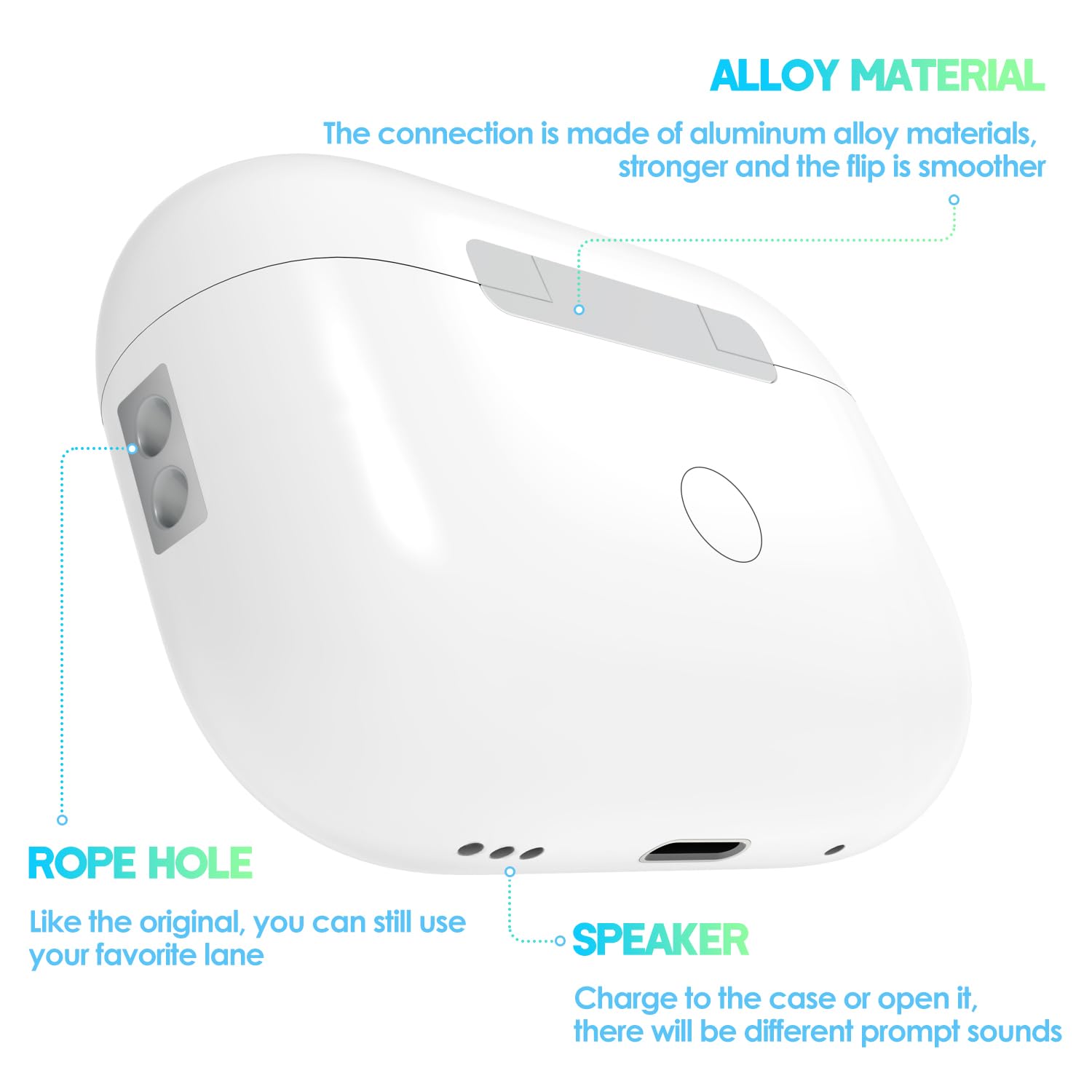 Wireless Charging Case for AirPods Pro 1st & 2nd Gen, Compatible for ...