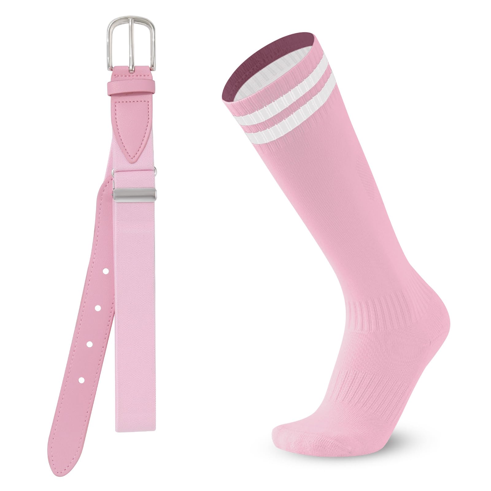 Snapklik.com : AWAYTR Youth Baseball Socks And Belt - Kids Softball ...