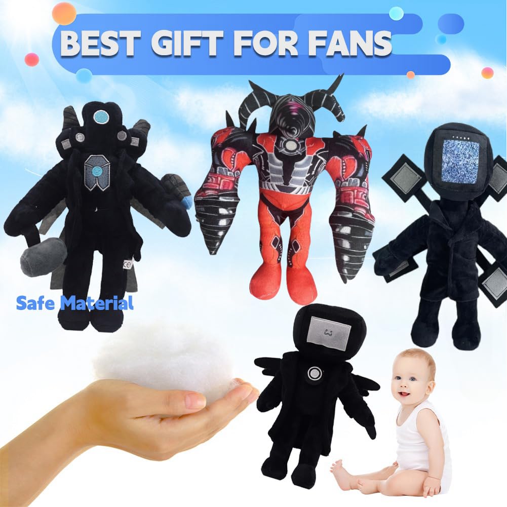 Toilet Plush, 11 Inch Upgrade Titan Speakerman Bosses Plush Doll ...