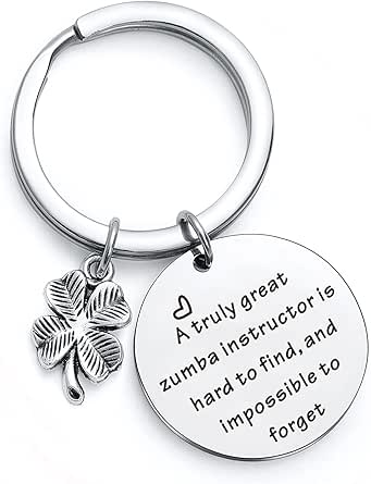 Zumba Lover Keychain Dance Teacher Keychain Zumba Instructor Jewelry ...