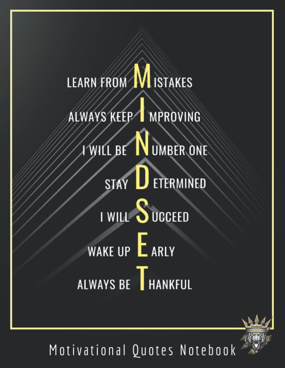 Motivational Quotes Notebook - This is Mindset Motivation: A 150-page ...