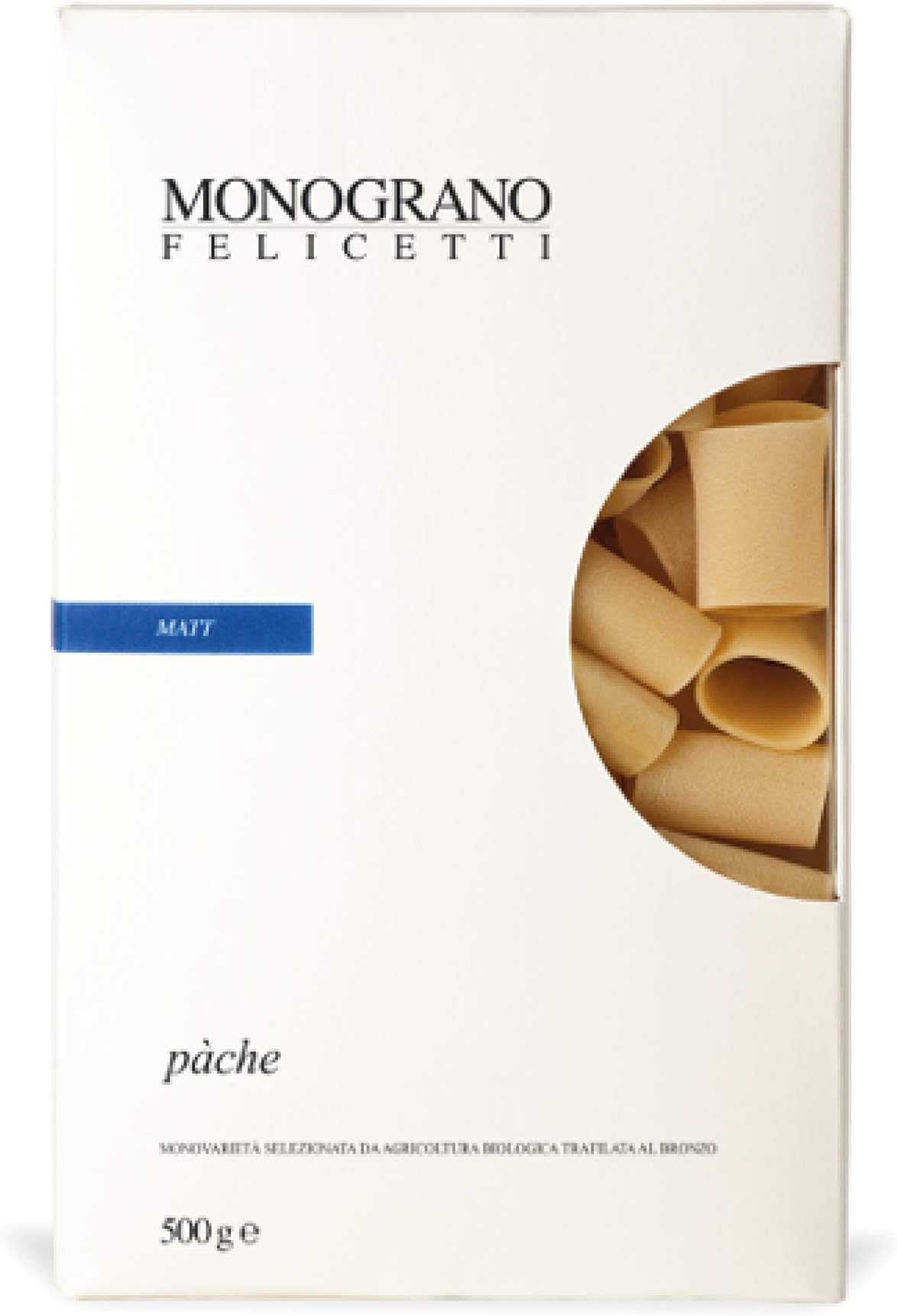 Amazon.com : Monograno Felicetti Matt Penne Ritorte Pasta Italian ...