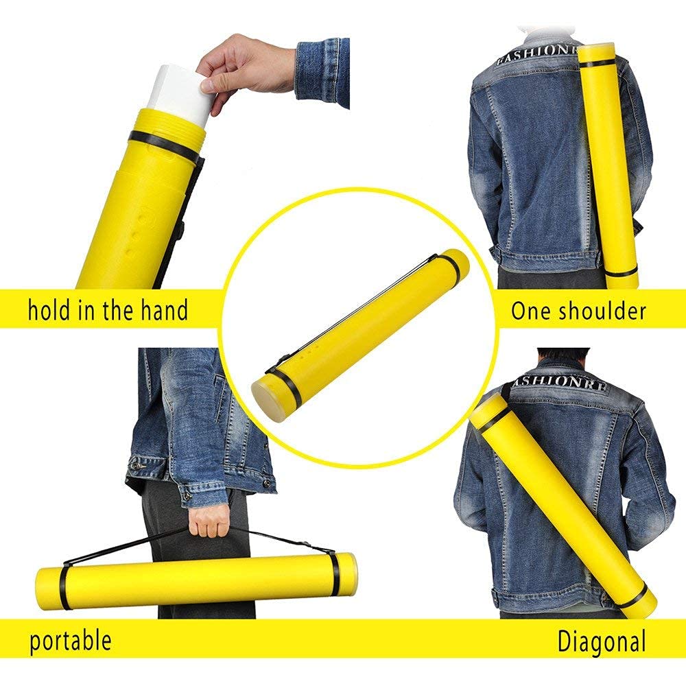 Snapklik.com : DEWEL Document Tube,Plastic Expanding Poster/Art ...