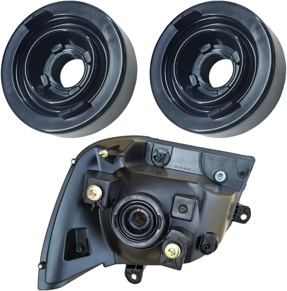 Amazon.com: BDZMC 2PCS Car Headlight Cover, 80mm Headlight Dust Cover ...