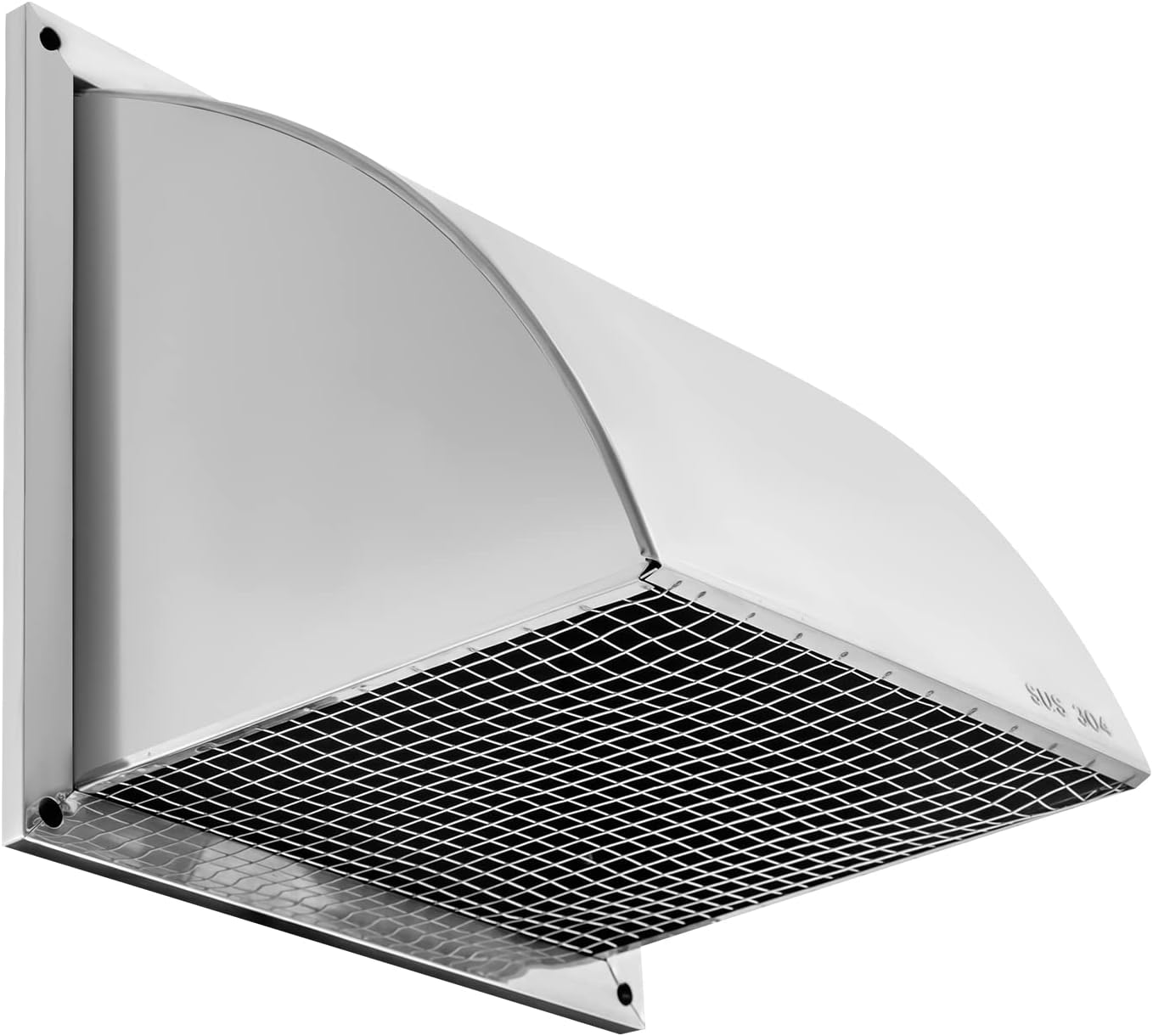 Amazon.com: 8 Inch Wall Vent Rust-Proof Stainless Steel Exhaust Vent ...