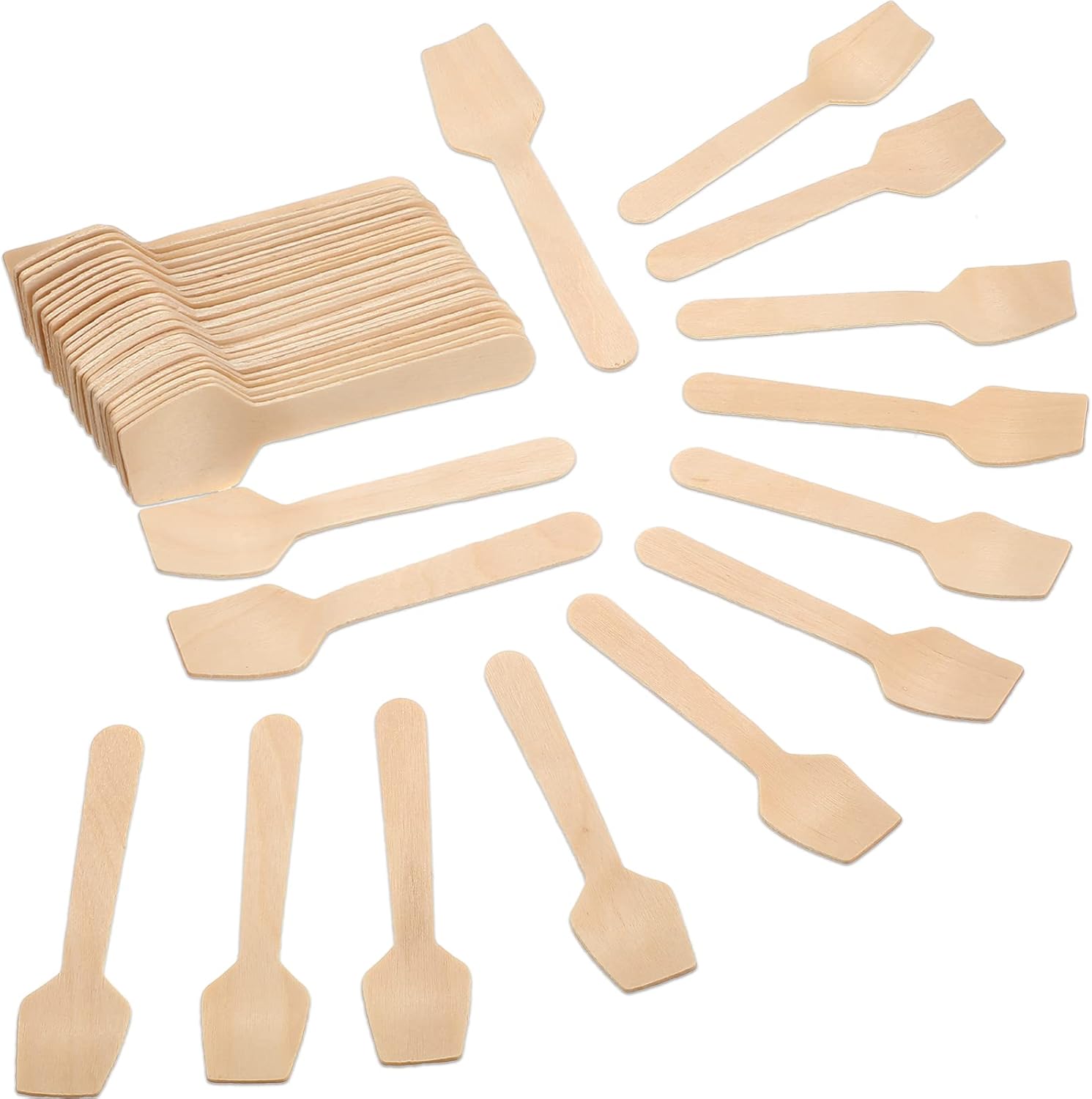 Amazon.com: 1500 Pcs Bulk Mini Wooden Spoons, 3.75 Inch Small Wooden ...