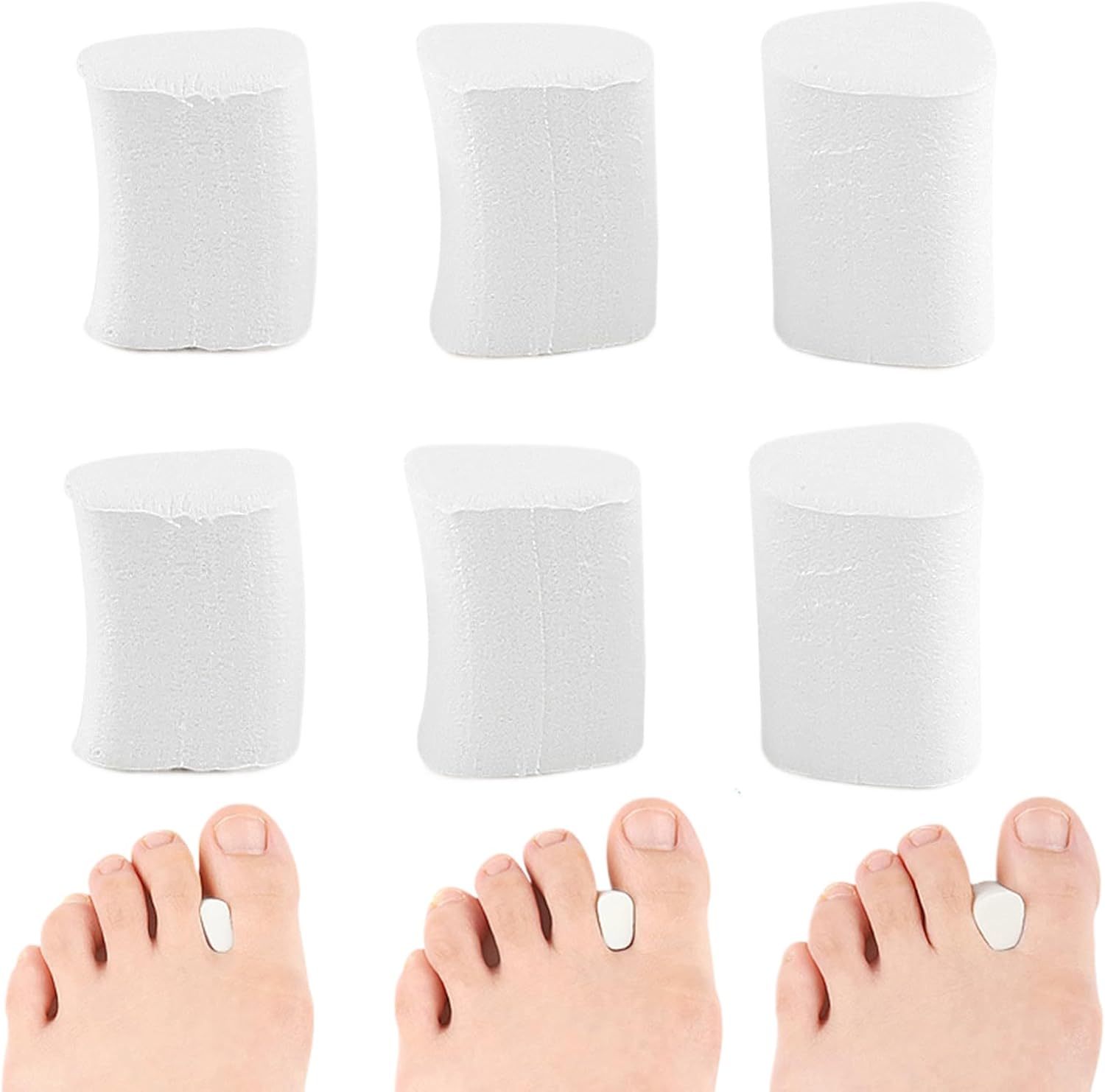 Toe Spacers for Women | Soft Foam Toe Separators,Breathable Corrective ...