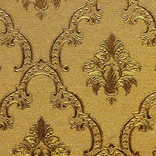 Glowvia Golden Wallpaper Design for Wall, Golden Embossing Design ...