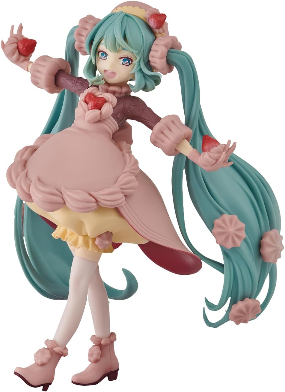 Amazon.com: Hatsune Miku SweetSweets Strawberry Chocolate Short Figure ...