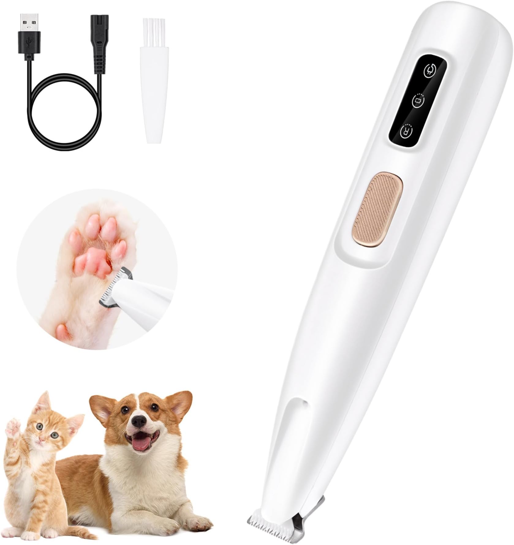 Amazon.com: Mcbazel Pet Micro Precision Trimmer, Multifunctional Pet ...