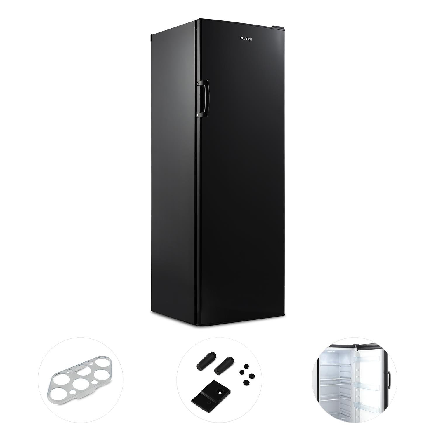 Klarstein Big Boy Refrigerator - Cooler, Fridge, 335 Litres, 6 Floors ...