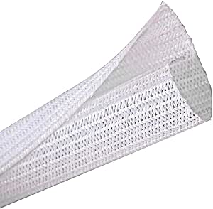Amazon.com: MGI SpeedWare Braided Split-Sleeve White Wire Loom for High ...