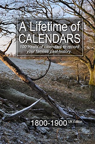 Amazon.co.jp: A Lifetime of Calendars 1800-1900 UK Edition : 文房具・オフィス用品