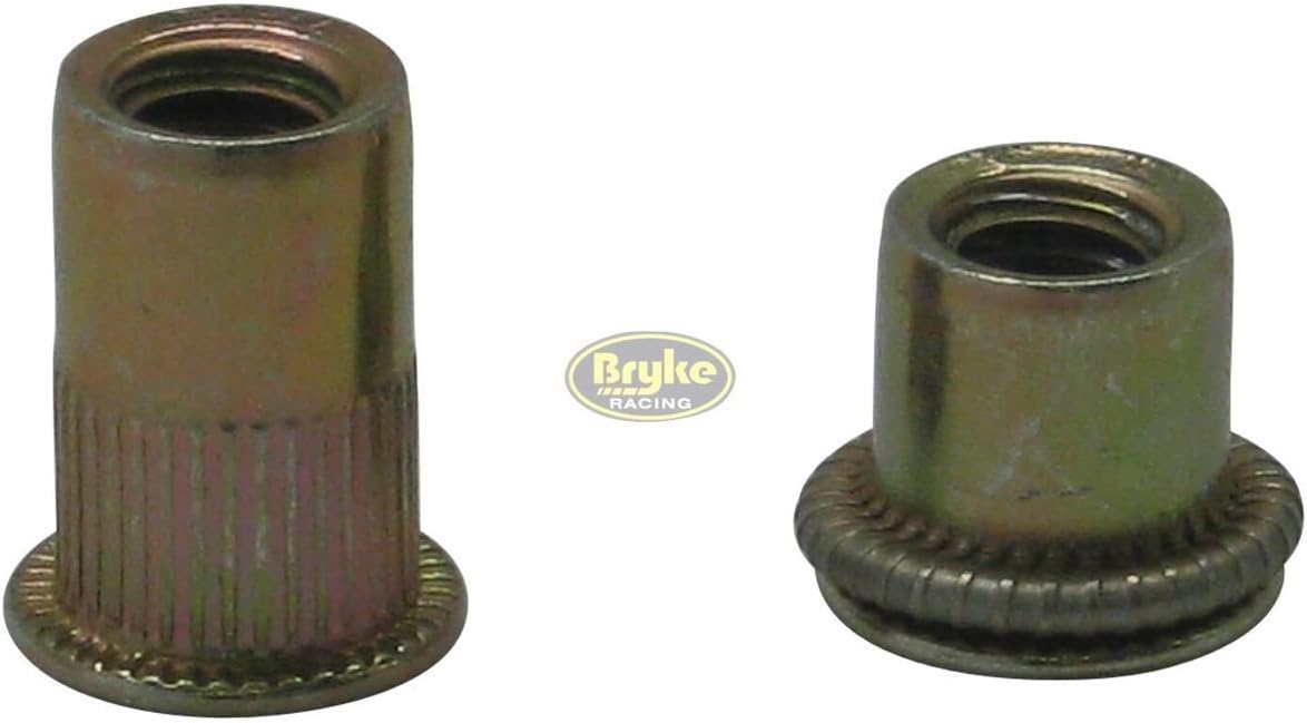 Amazon.com: Threaded Insert Rivet Nuts 1/4"-20, 20 Pack Steel Blind Nut ...