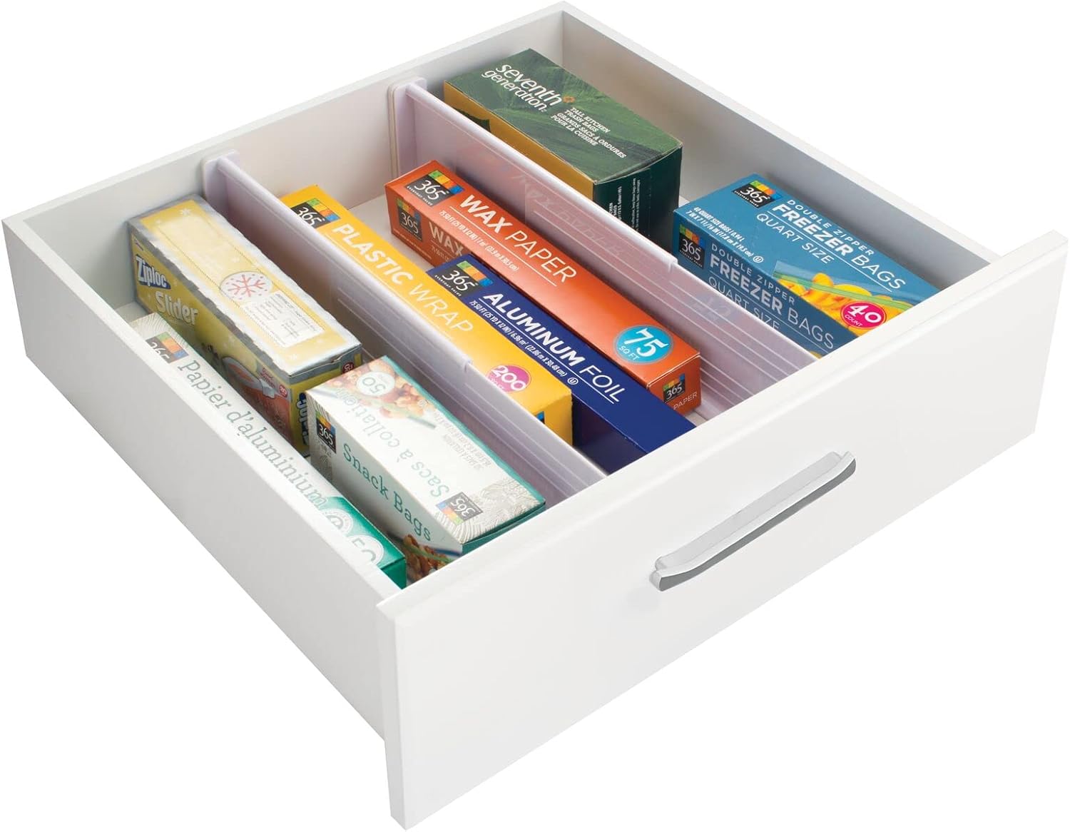 Amazon.com: mDesign Expandable Drawer Divider with Foam Ends ...