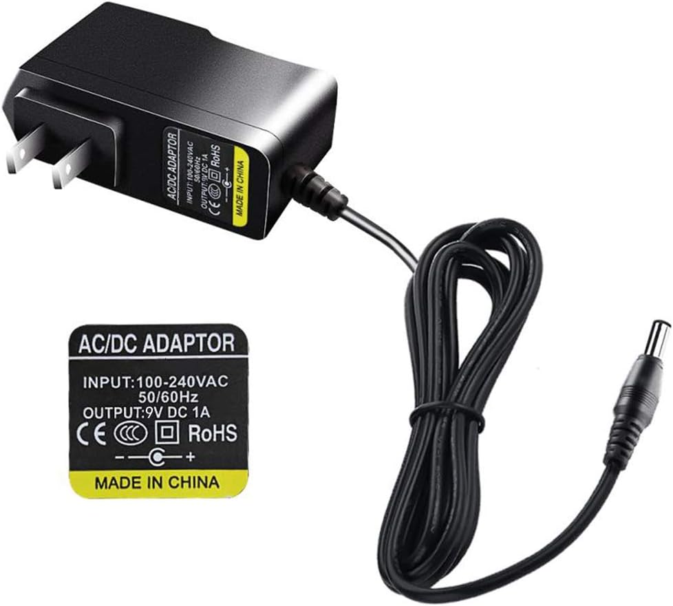 DC 9V 1A AC to DC Switching Power Supply Adapter Input 100-240V, Output ...