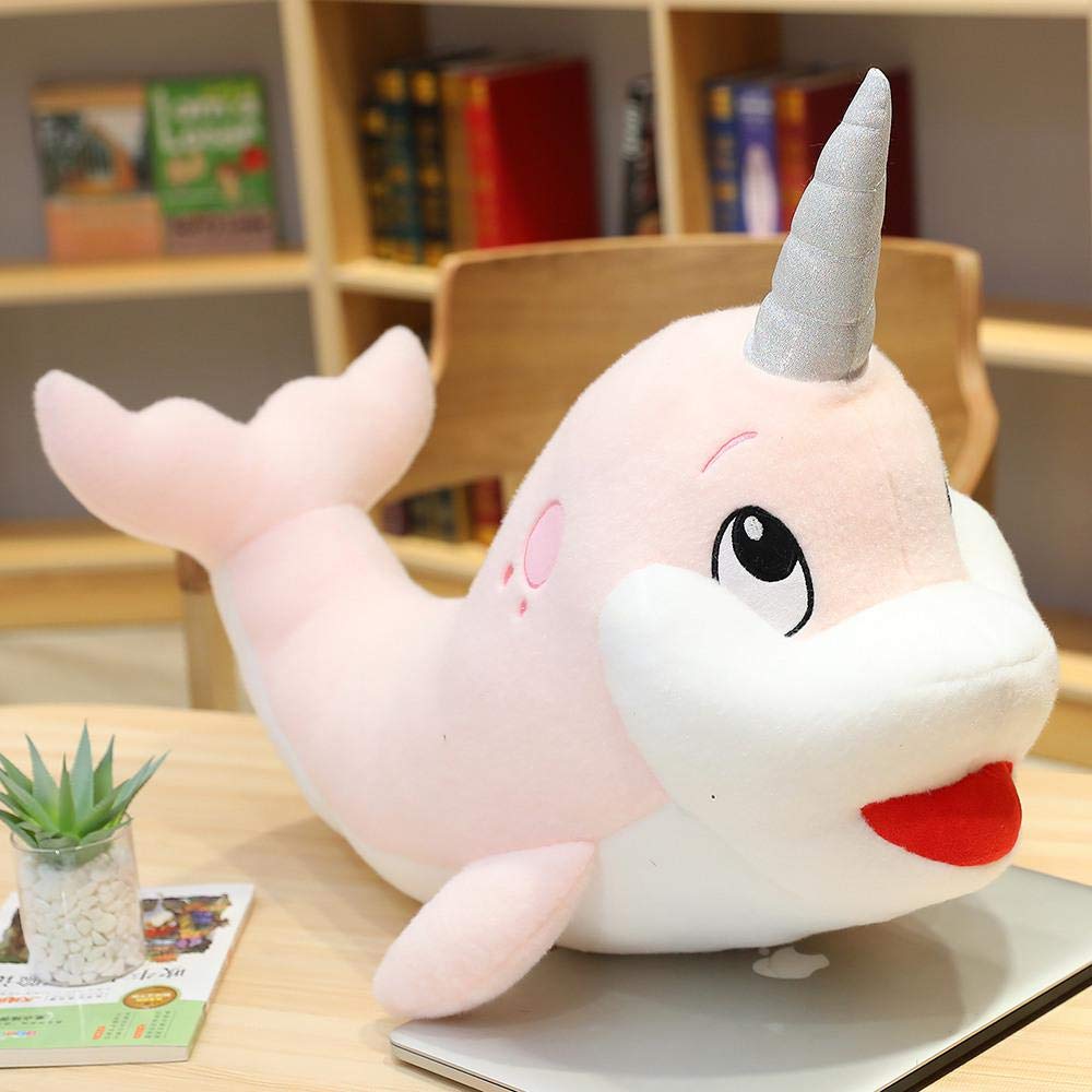 Narwal Stuffed Rainbow VIAHART Noel The Narwhal 17 Inch Stuffed