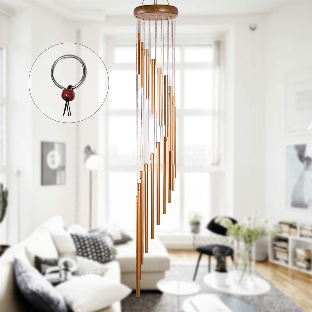 mookaitedecor Natural Fluorite Raw Crystal Wind Chime for Home Bedroom ...
