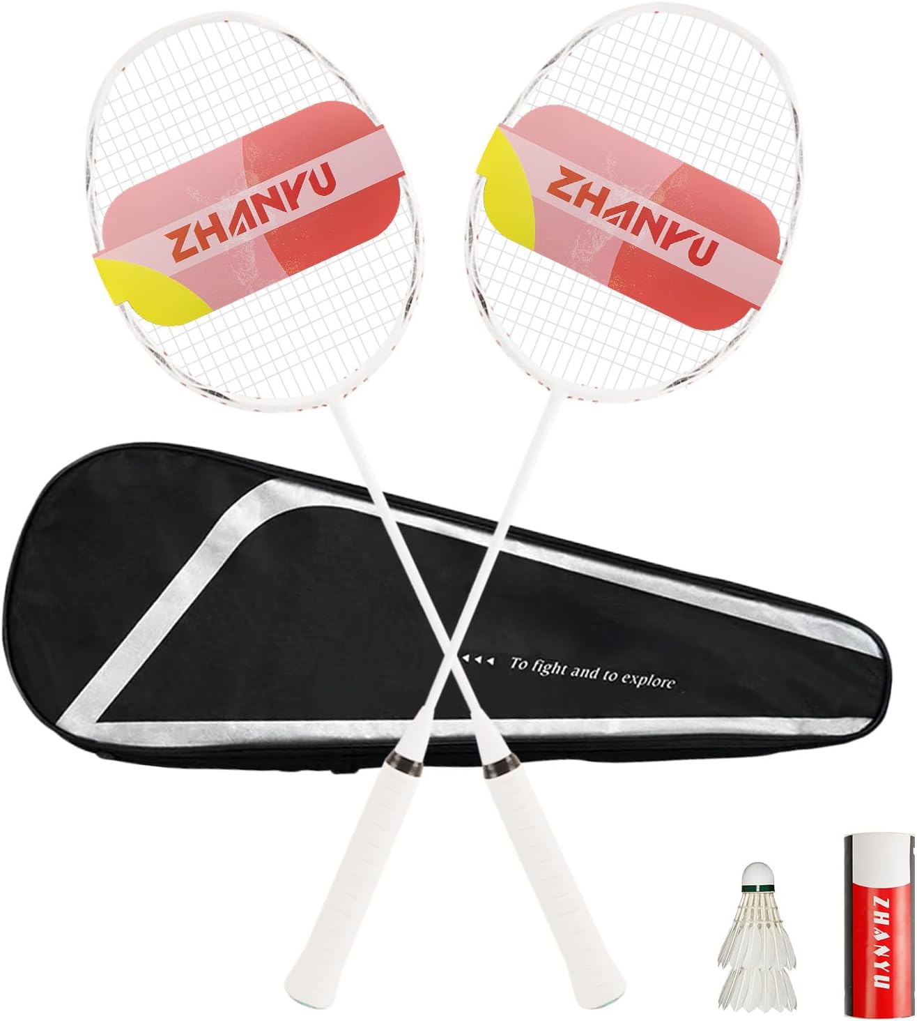 Badminton Rackets,Badminton Racket Set,All Carbon Fiber One-Piece Ultra ...