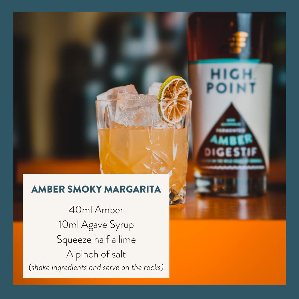 Buy HIGH POINT - Amber - Non Alcoholic Spirit - Alcohol Free Digestif ...