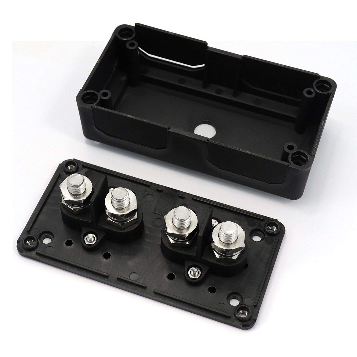 Buy CONRAL Bus Bar Power Distribution Block 4 Terminal Block Busbar ...