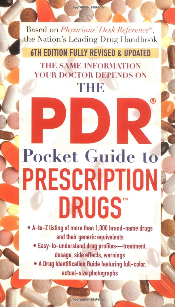 The PDR Pocket Guide to Prescription Drugs: Sixth Edition: Thompson PDR ...
