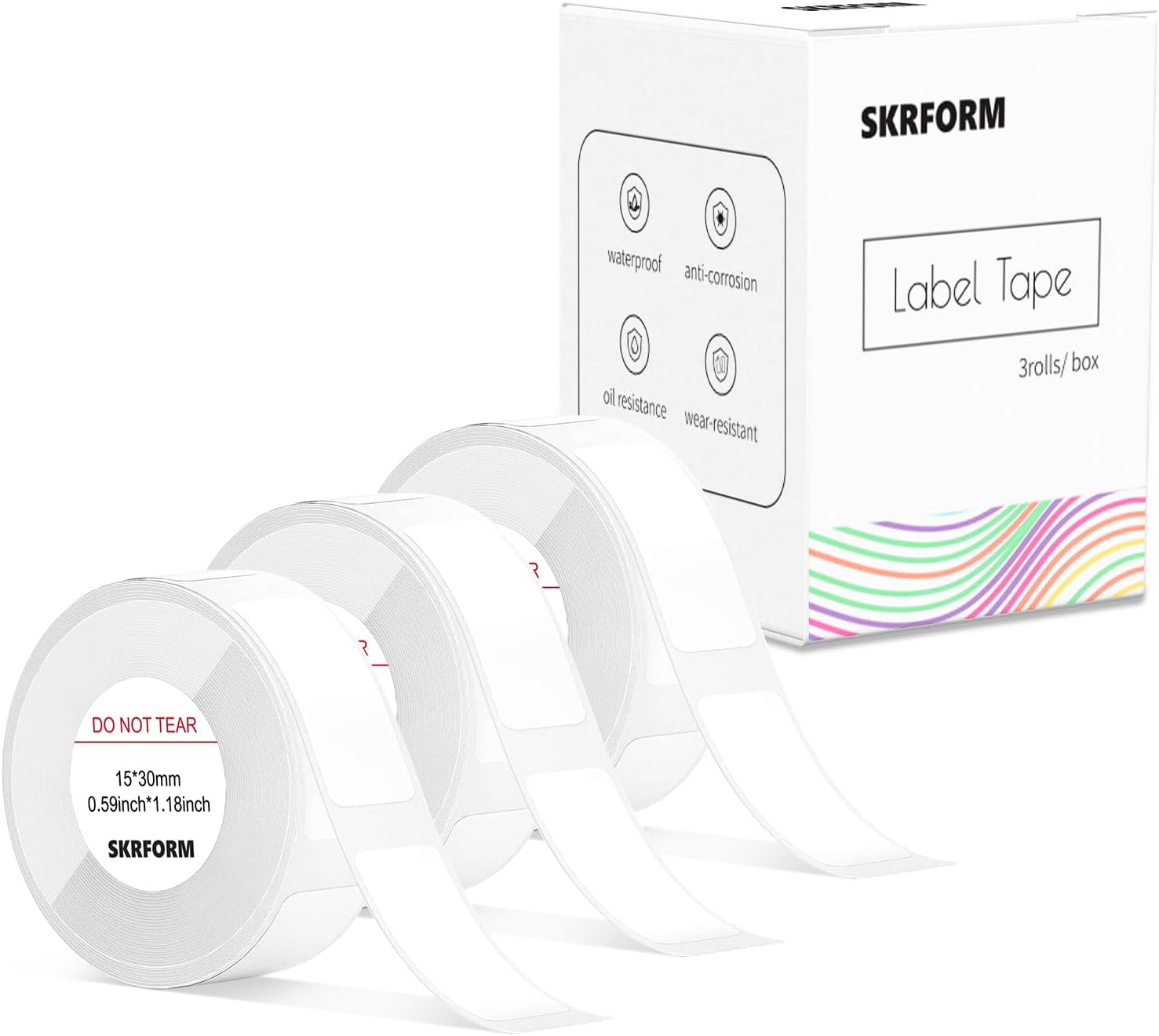 Amazon.com: SKRFORM Thermal Label Maker Tape for D11 Pro, Adapted Label ...