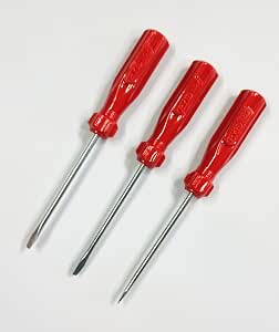 Amazon.com: 4 MECH Flathead Scredriver Set, Pack of 3 Small Screwdriver ...