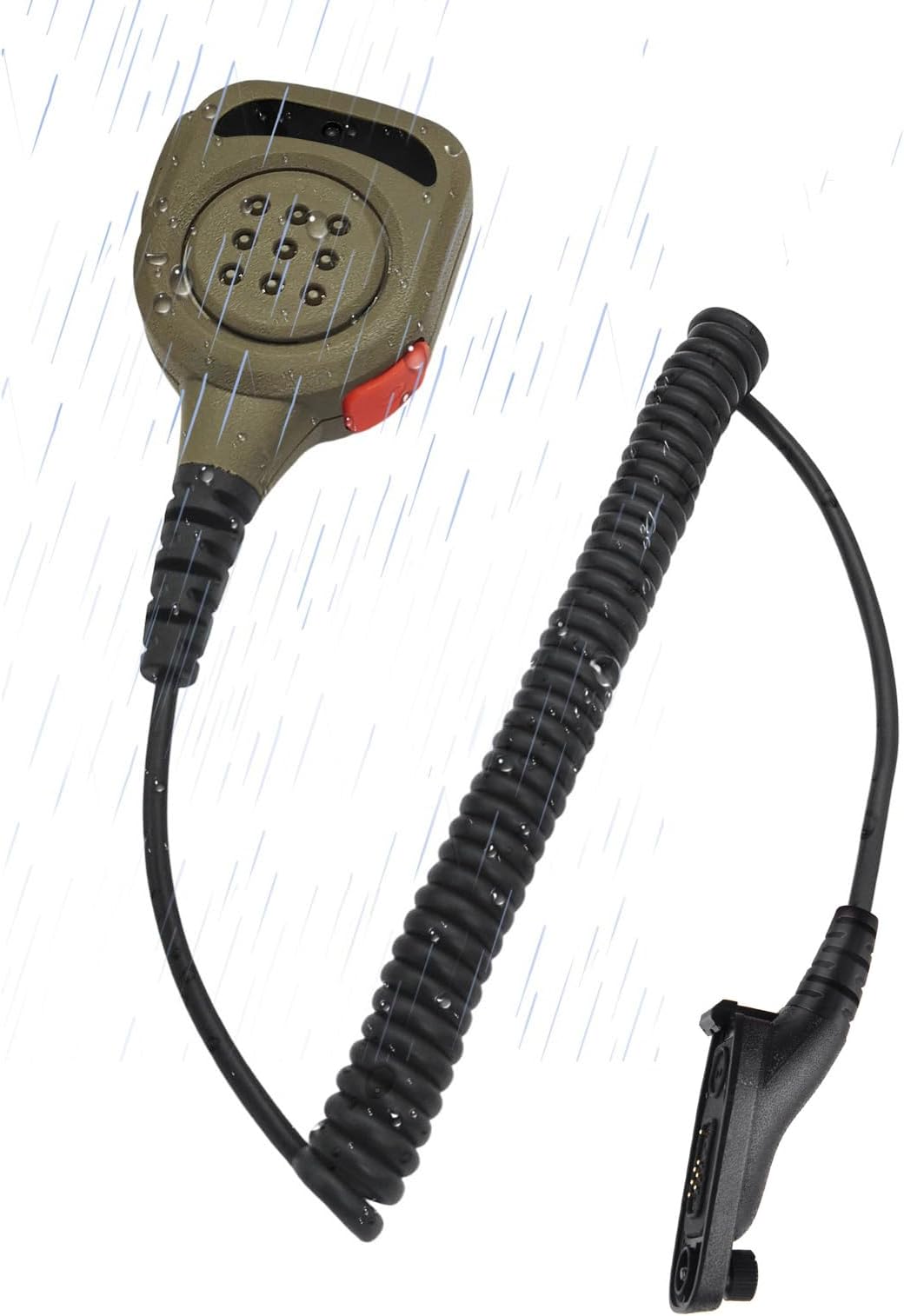 Amazon.com: Pdflie IP65 Waterproof Tan Dark Coffee Color Lapel Mic 8 ...