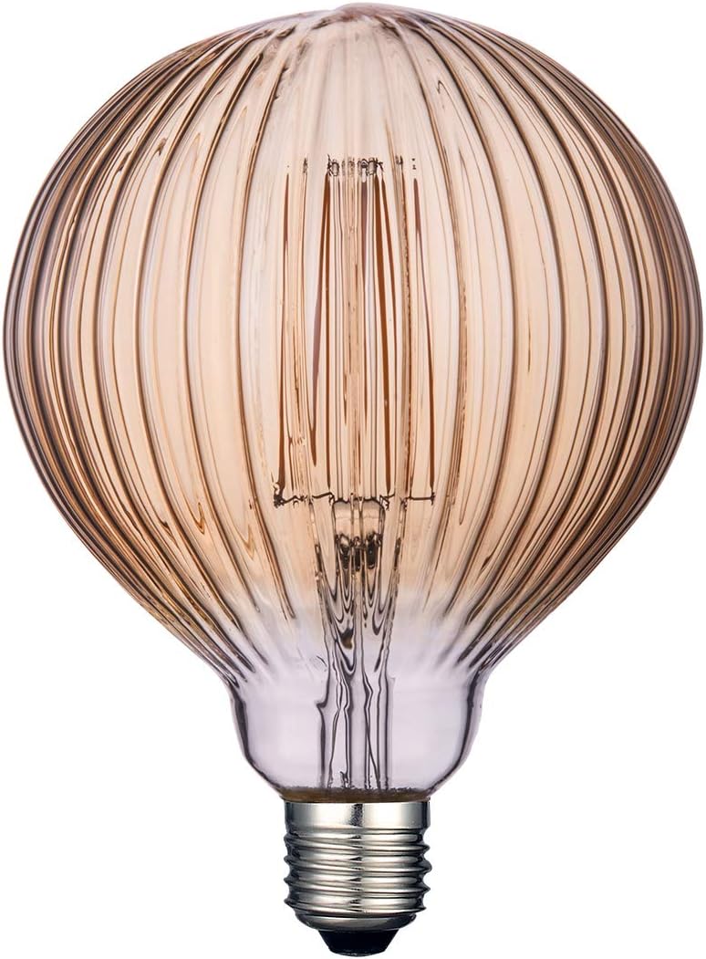 Edearkar 2 Pack ST64 Heart Shaped Filament Light Bulb E26 4W Equivalent ...