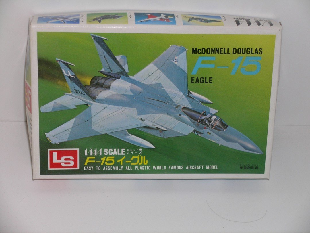 Amazon.com: LS "McDonnell Douglas F-15 Jet Fighter" Plastic Model Kit ...