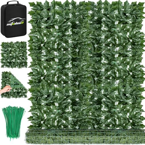 Amazon.com : GEIGUIWA 120x40inch Artificial Ivy Privacy Fence Wall ...