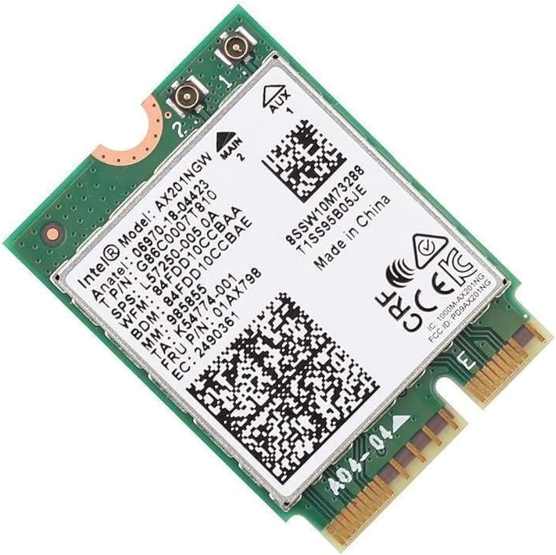 Amazon.com: HighZer0 Electronics WiFi 6 Adapter for Intel AX201 | Dual ...