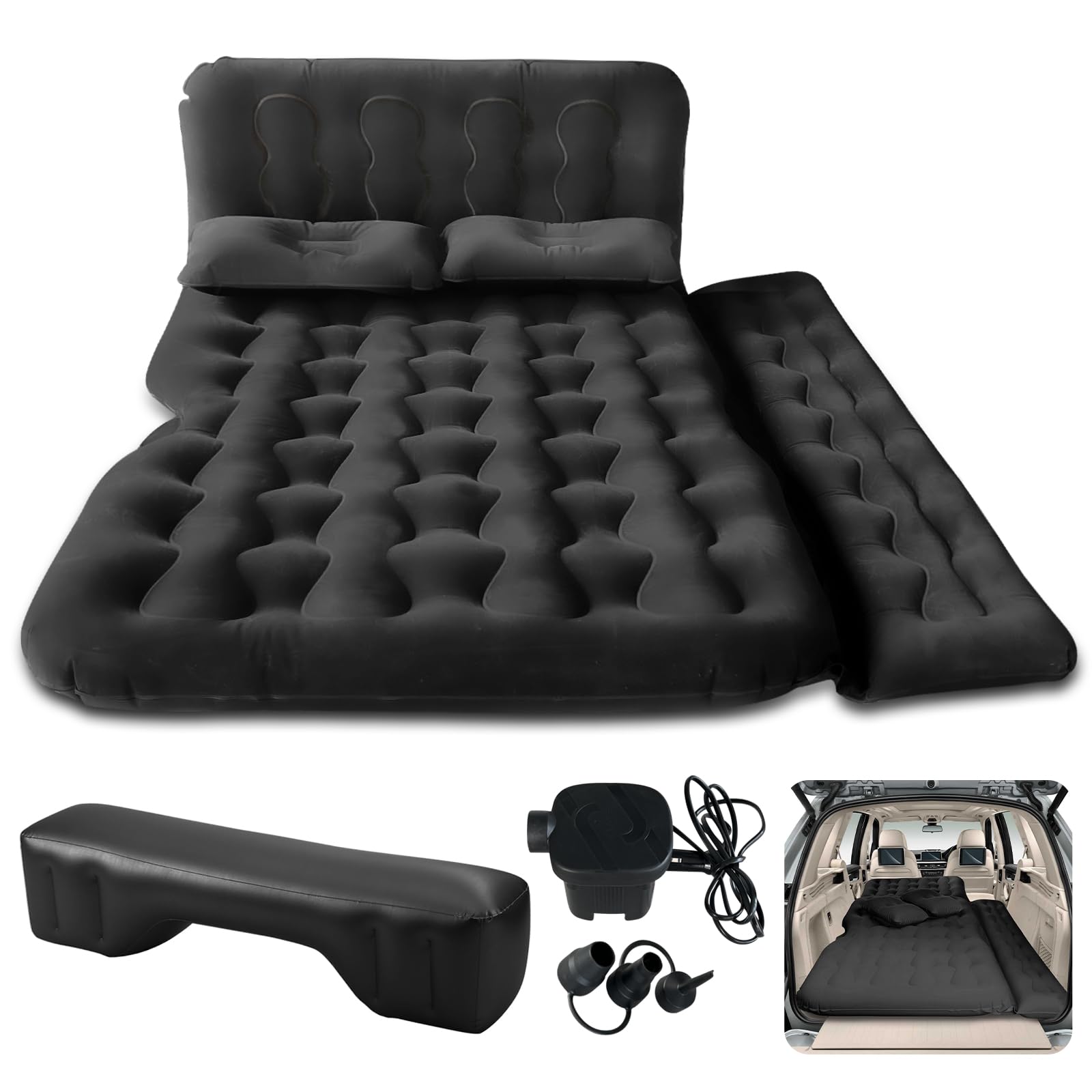 Amazon.com : HNXKB SUV Air Mattress Car Camping Bed -Car Air Mattress ...