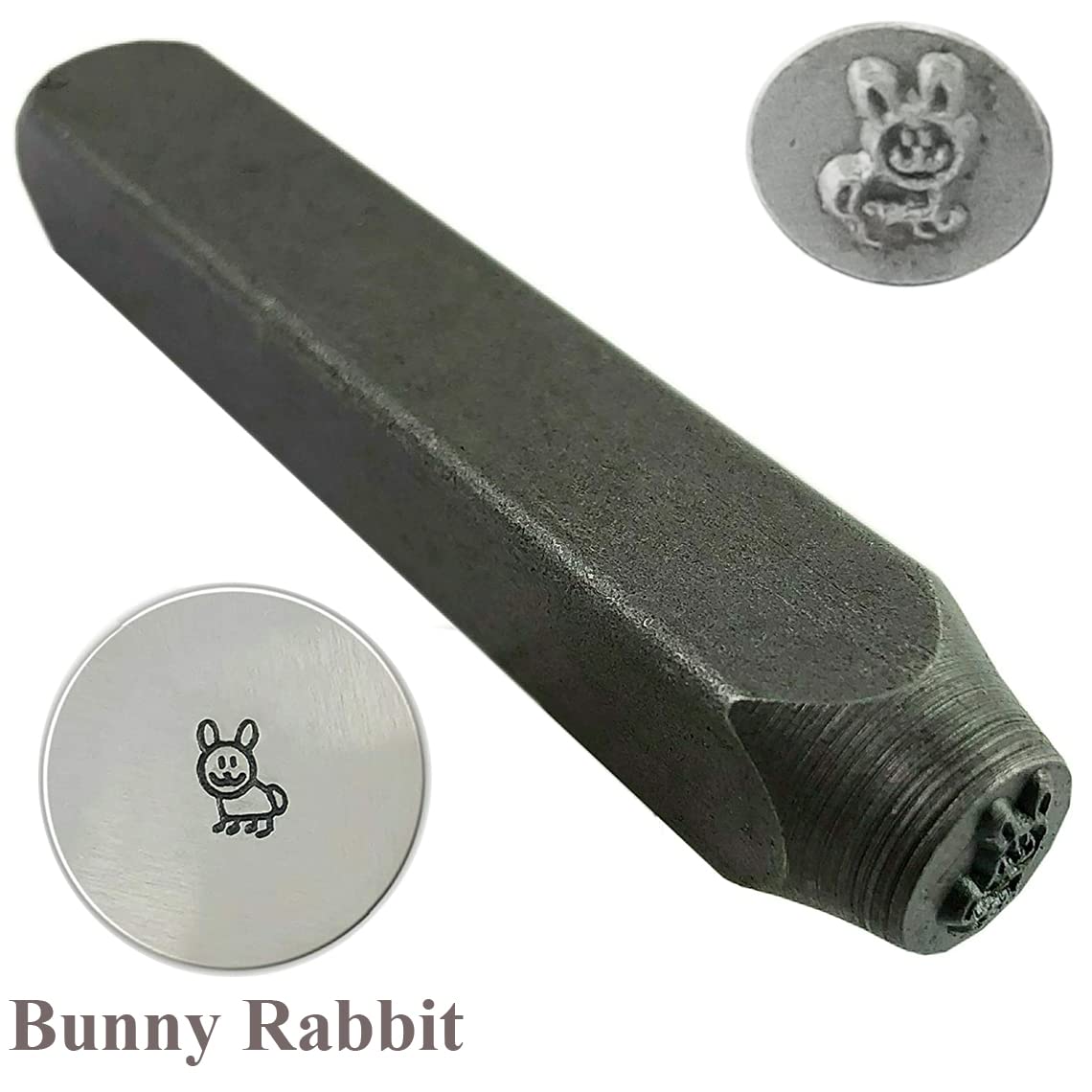 Buy Mekki's Bunny Rabbit Punch Stamp 6mm | Metal Stamps | Jewellery ...