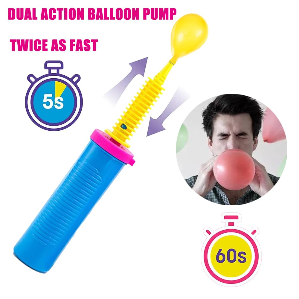 Snapklik.com : Balloon Pump Hand Held Two-Way Dual Action -Balloon ...
