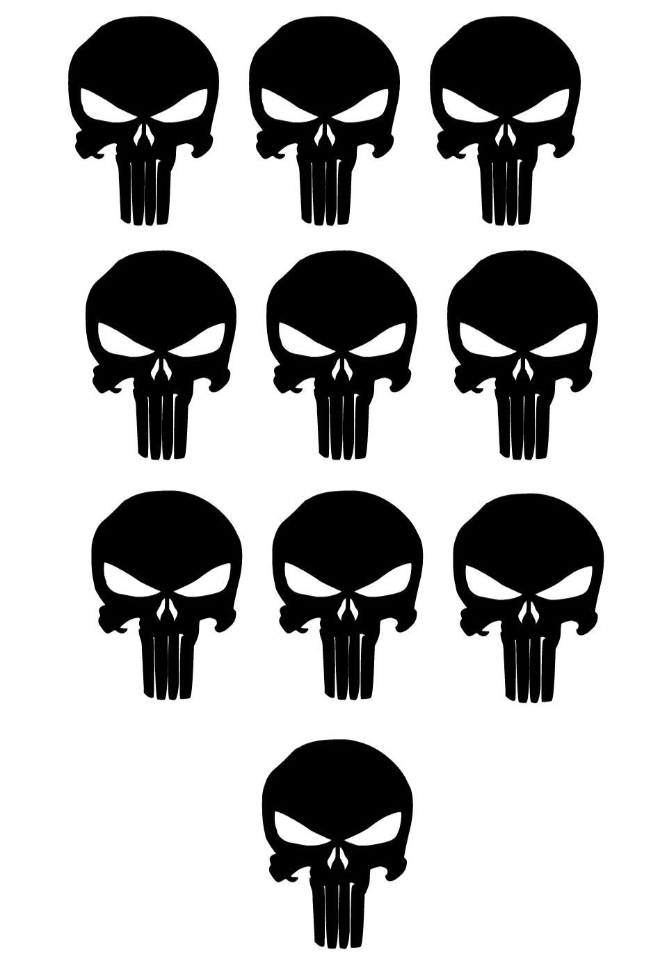 Punisher Skull Vector