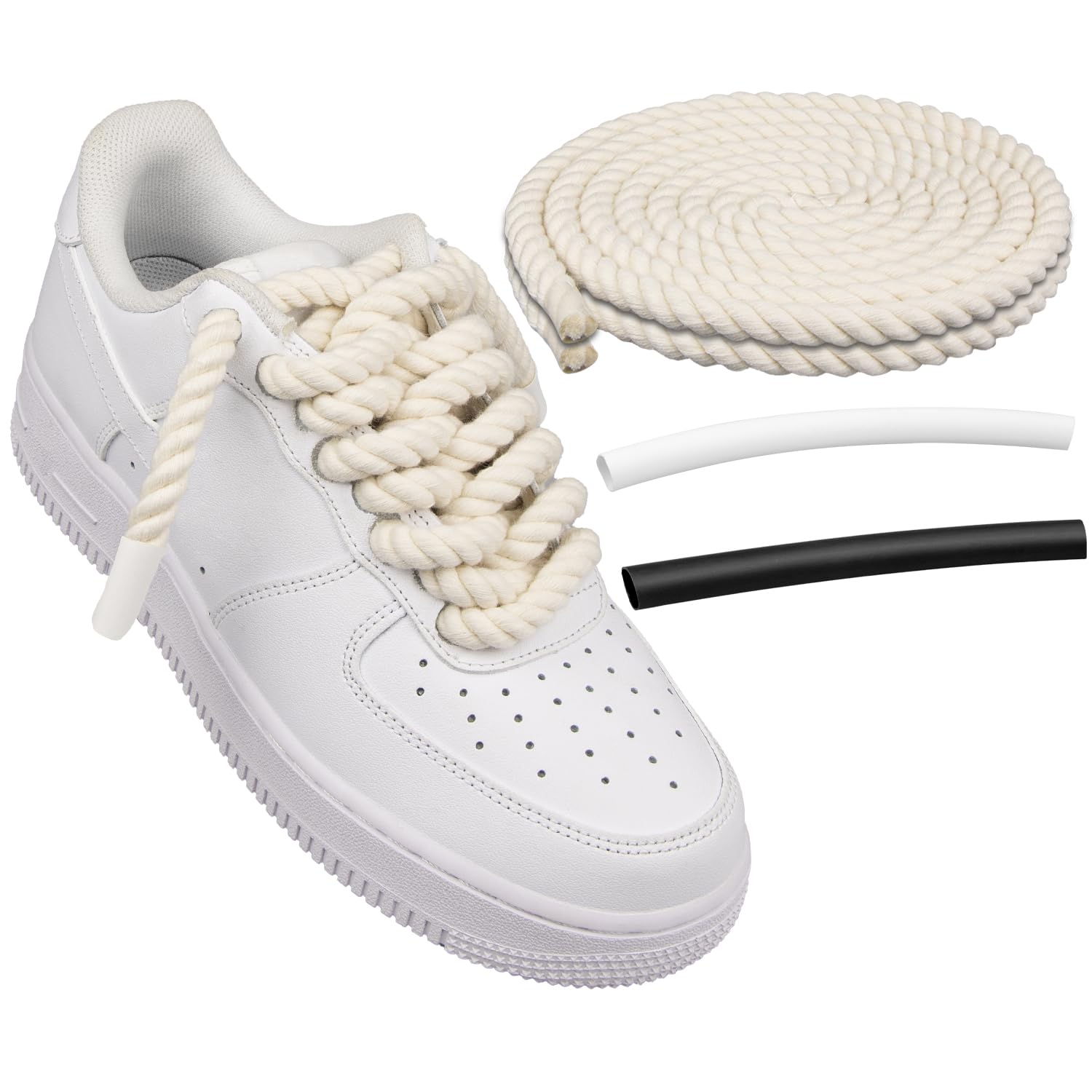 Snapklik.com : Endoto Rope Shoes Laces For Air Force 1, Thick Chunky ...