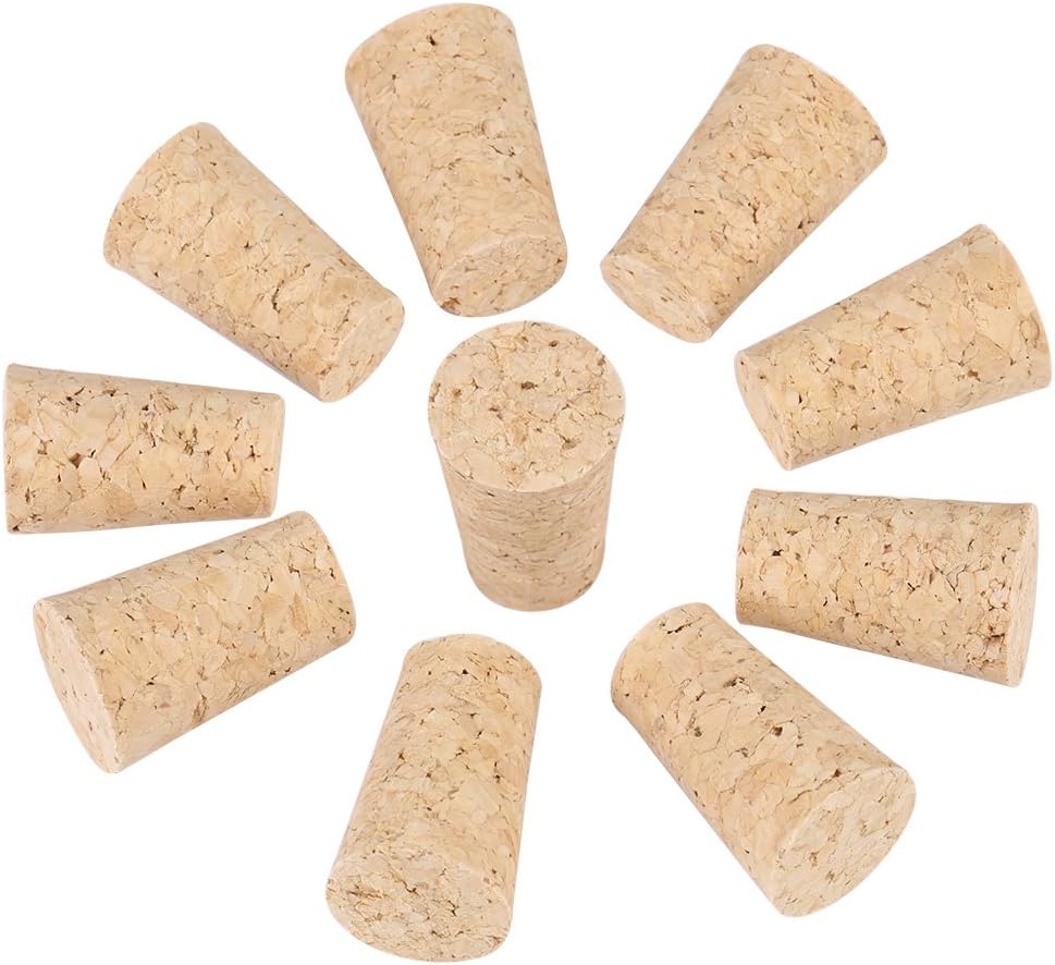 Amazon.com: 30 Pack Natural Soft Wood Corks, Tapered Cork Wooden Beer ...