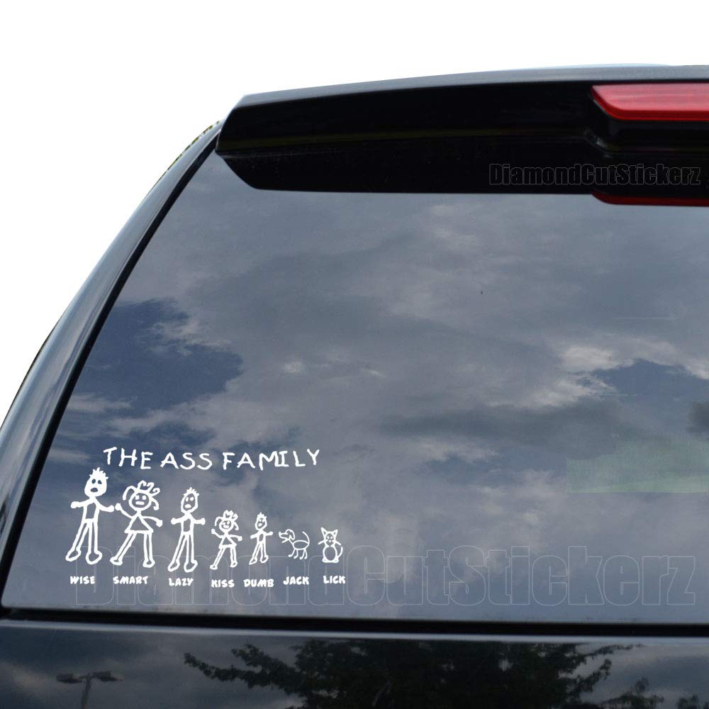 Car Stickers Family Stick Figures