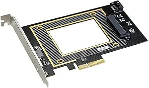 U.2 PCIE X4 to U.2 Adapter Card,SFF-8639 to PCIE 3.0 x4 Riser Card,PCI ...