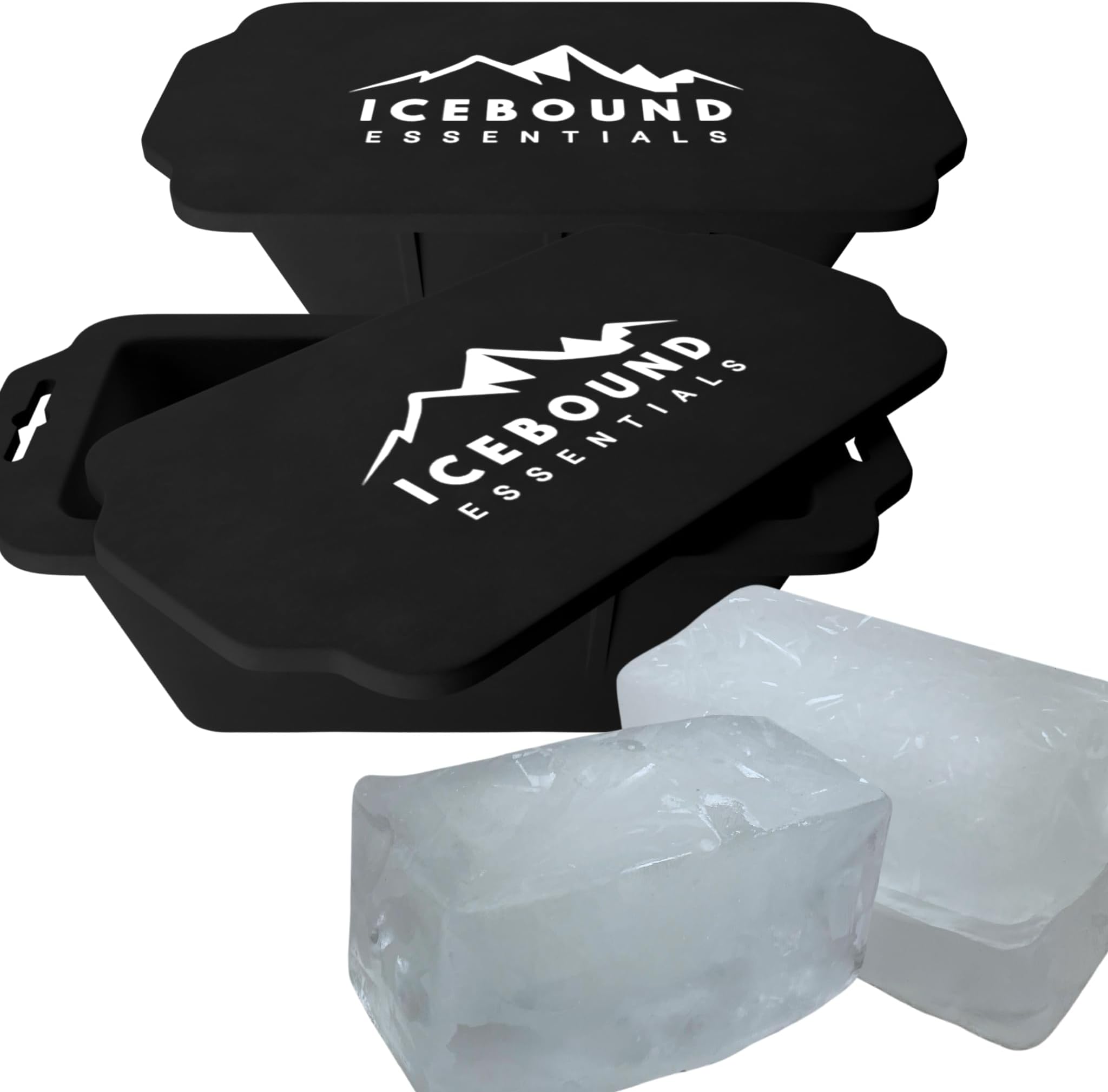 Amazon.com: MOFEEZ Ice Block Mold 2 Pack, Extar Large Ice Molds Making ...