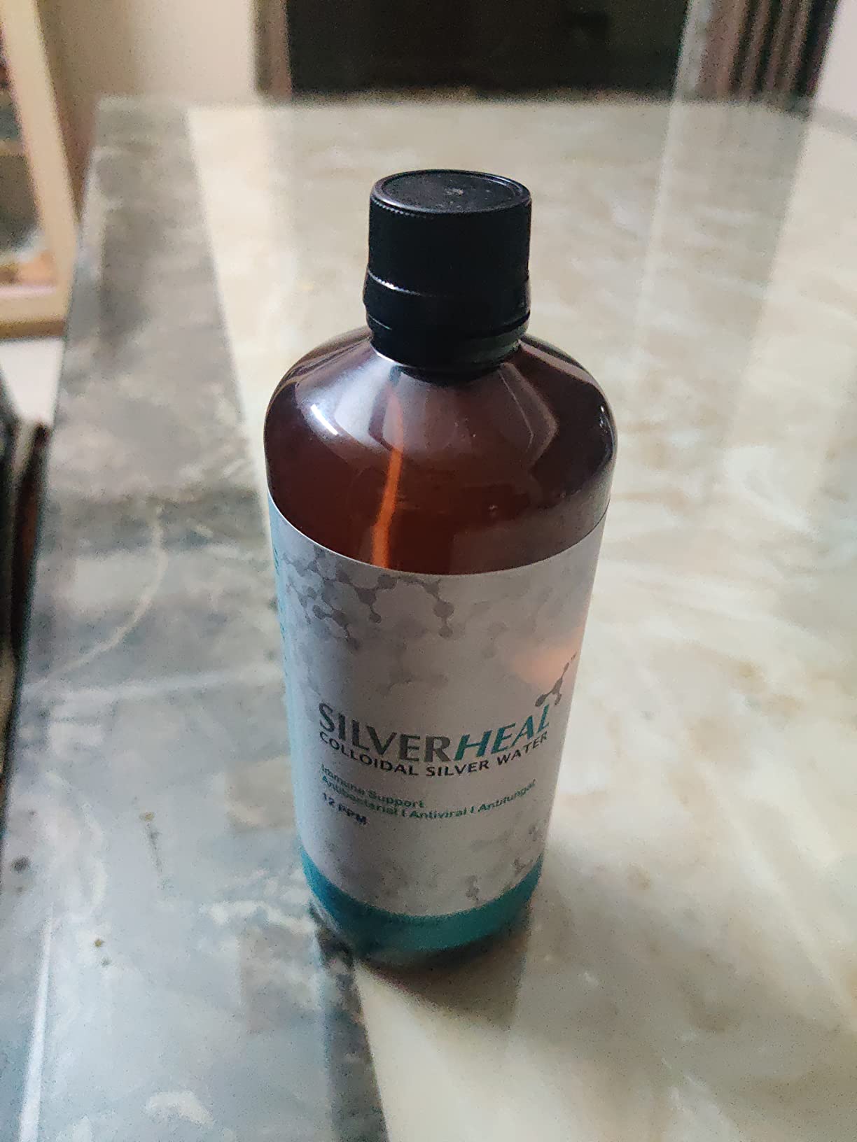 SILVERHEAL Colloidal Silver Water (500 ml) - 12 PPM True Colloidal ...