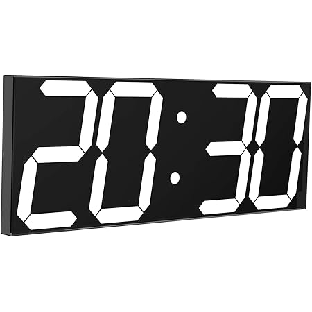 Amazon.com: CHKOSDA Digital Wall Clock, Oversize Led Digital Clock with ...