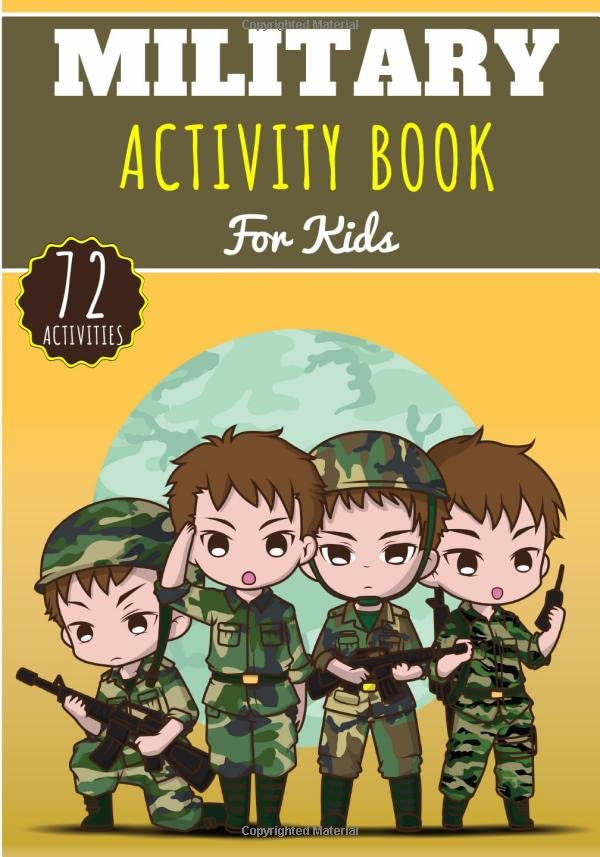 Militaryactivities Publishingmilitary Activity Book For Kids 4 8 Years ...